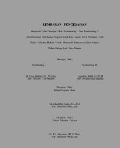 Lembar Pengesahan: Pengertian, Fungsi dan Contoh yang Tepat - Halo Penulis Group
